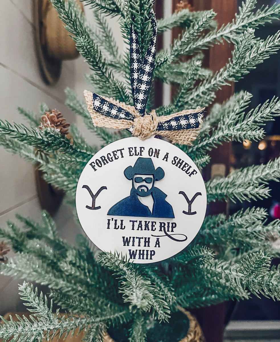 Yellowstone "RIP" Ornament – Tate Design Co.